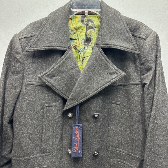 Robert Graham | Jackets & Coats | Robert Graham Mens Wool Peacoat ...